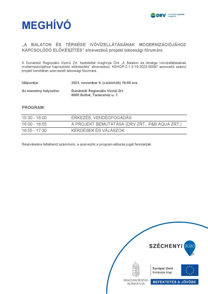 DRV - Lakossági Fórum - Balatonszemes hivatalos honlapja